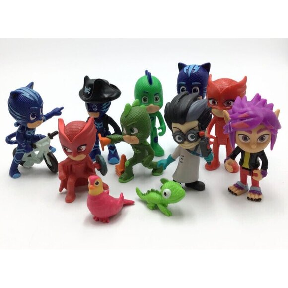 Frog Box | Toys | Pj Masks Action Figures Lot Cat Boy Gekko Owlette ...